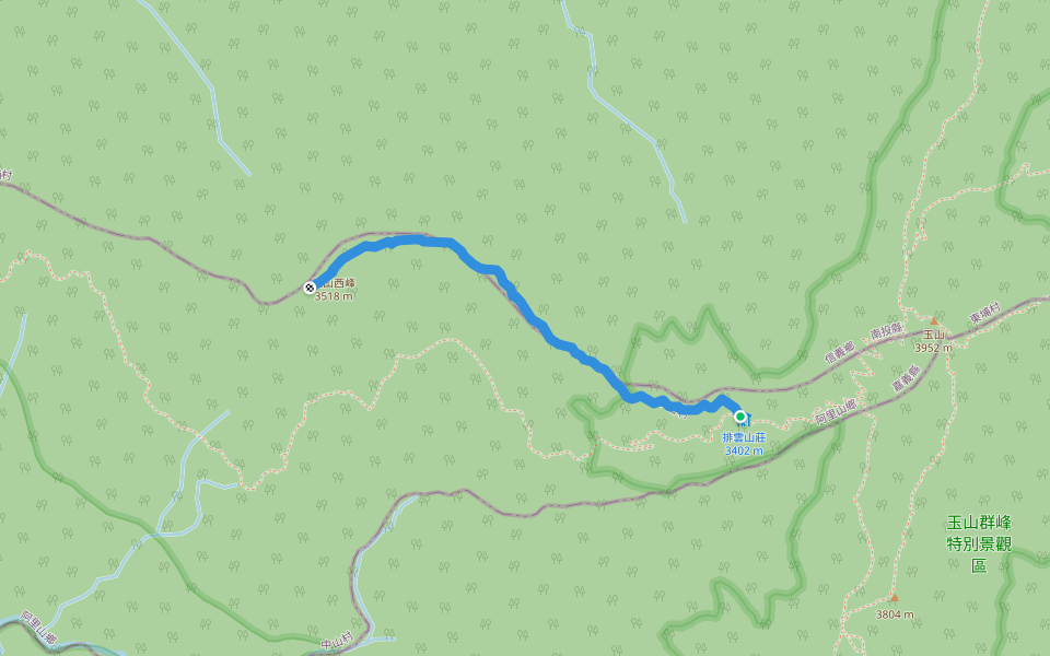 Jade Mountain West Peak Trail | Walking Map