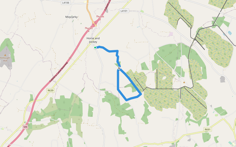 Derrynaflan Loop Walk in County Tipperary | Walking Map