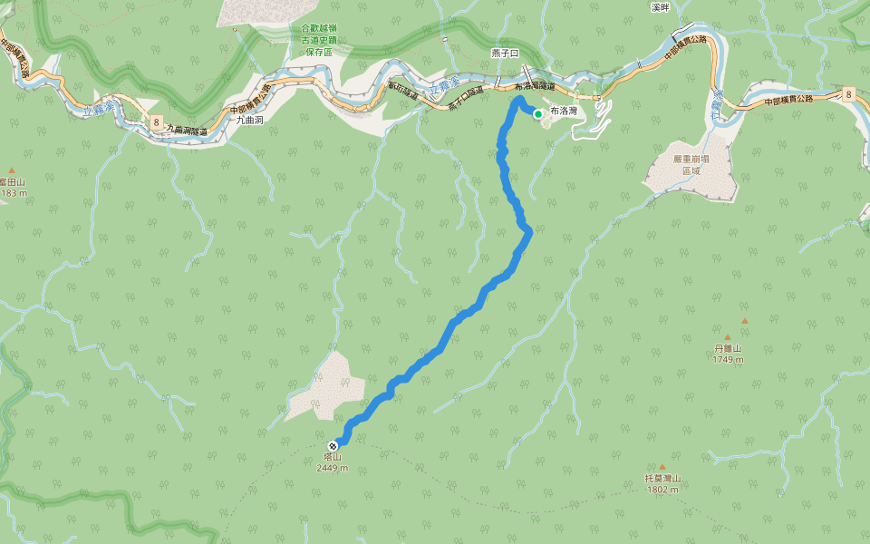 Tashan Mountaineering Route Hiking Trail - Taiwan | Pacer