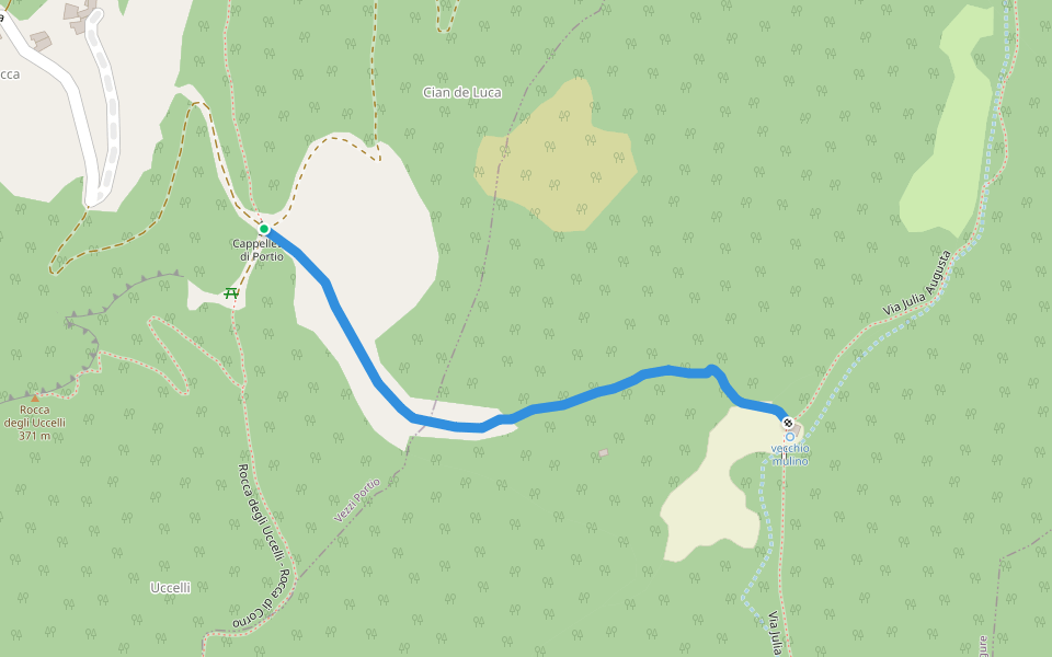 Ponte dell'Acqua-Cappelletta di Portio connection Walking And Running ...
