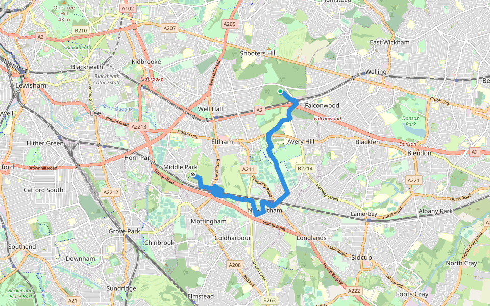 Green Chain Walk section 7 Trail - London, England | Pacer