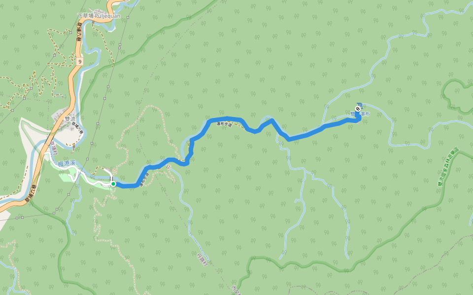 Waterfall walk Trail - Taiwan | Pacer