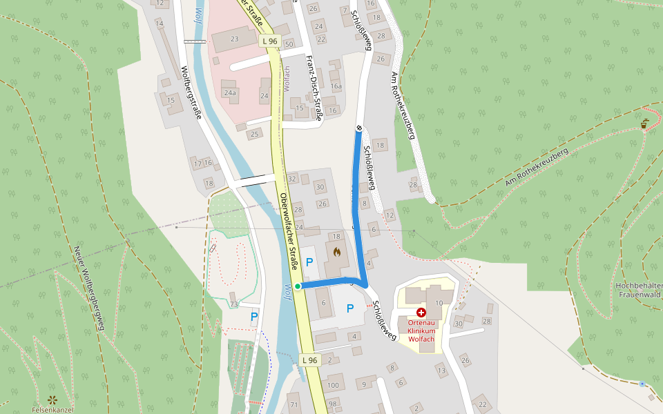 Wolfach fire station - Wolfach Schlößleweg Walking And Running Trail ...