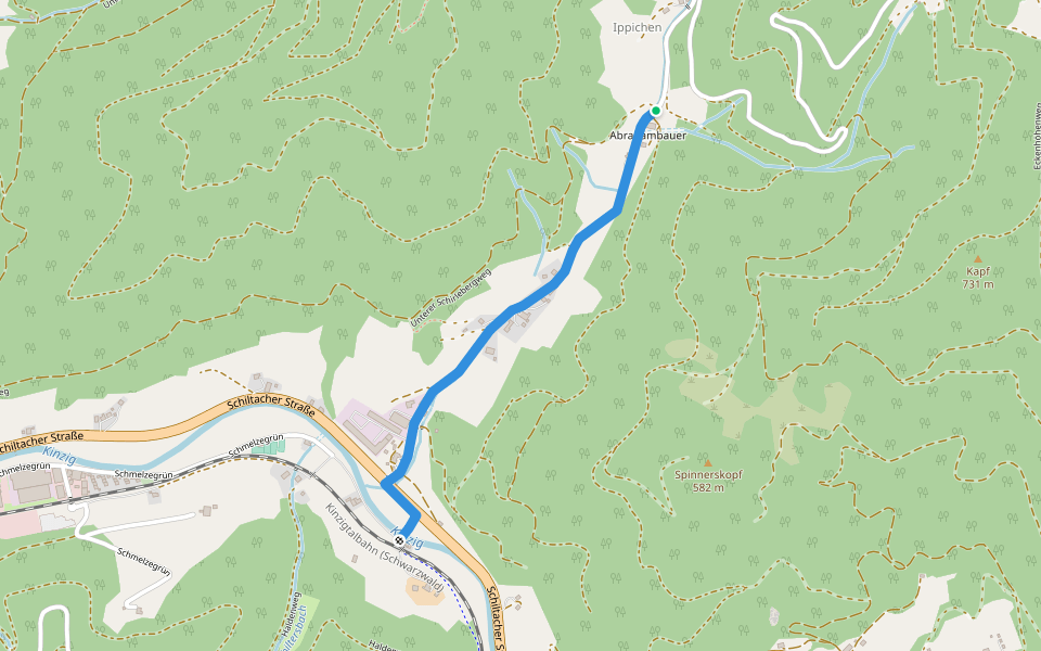 Ippichen Abrahamshof - Serrersteg in Baden-Württemberg | Walking Map