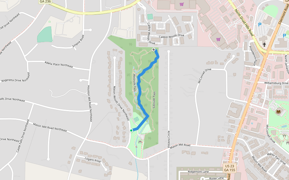 Central Ridge Path Hiking Trail - Decatur, Georgia | Pacer