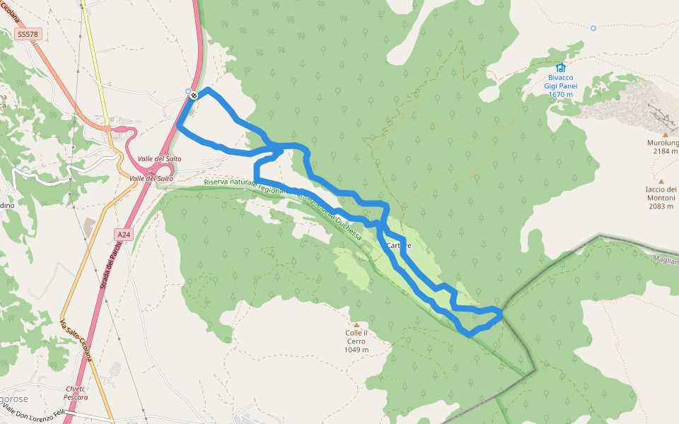 Valle Ruara | Walking Map