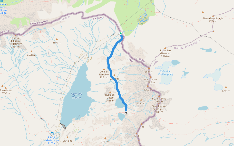 G24a - Laghi del Boden - Passo di San Giacomo Walking And Running Trail ...