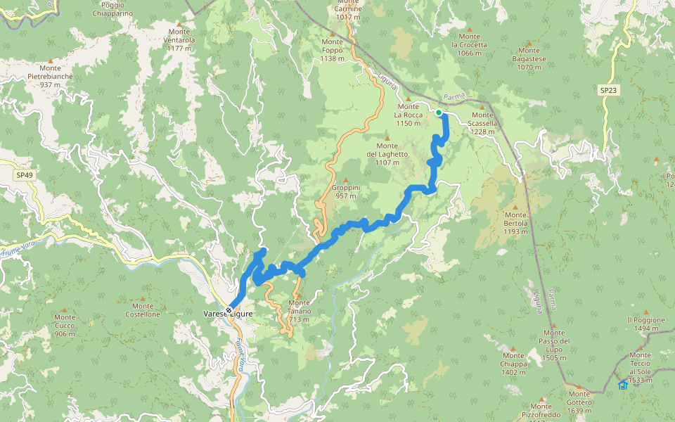 Via dei Remi - stage 3 | Walking Map