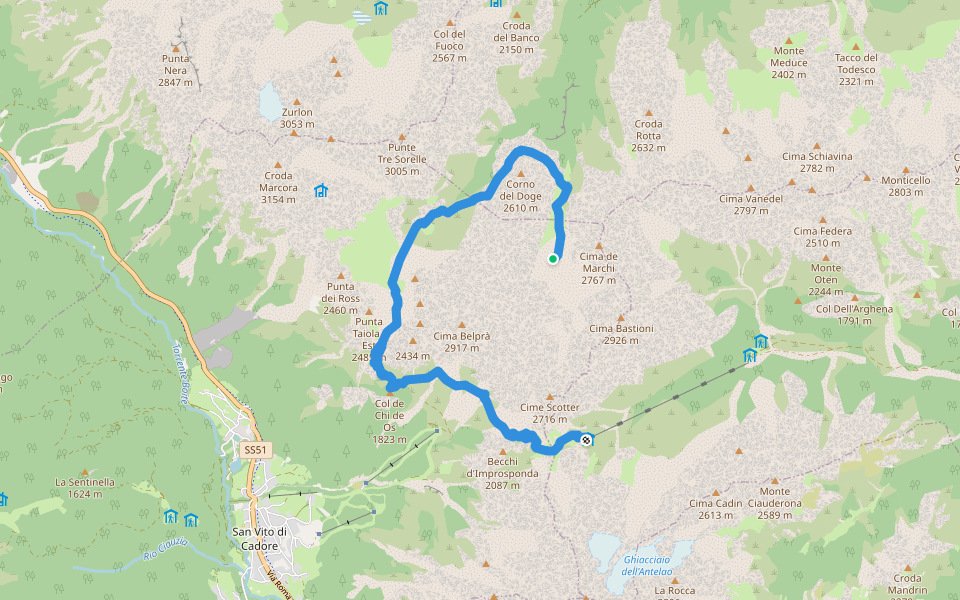 Alta via n. 5 delle Dolomiti - VI Tappa Walking And Running Trail | Pacer