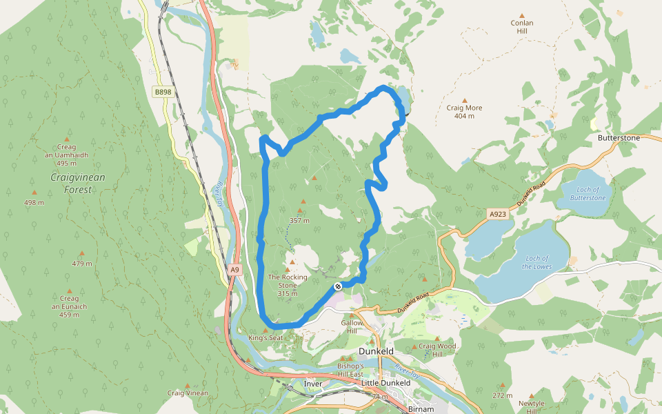 Atholl Woods Path | Walking Map