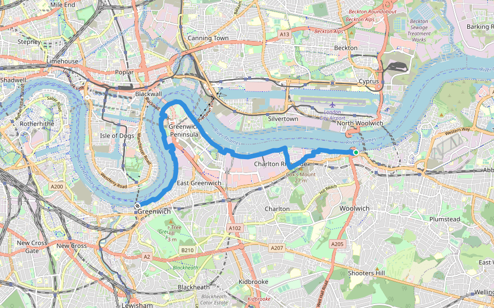 Jubilee Greenway (section 6) in England | Walking Map