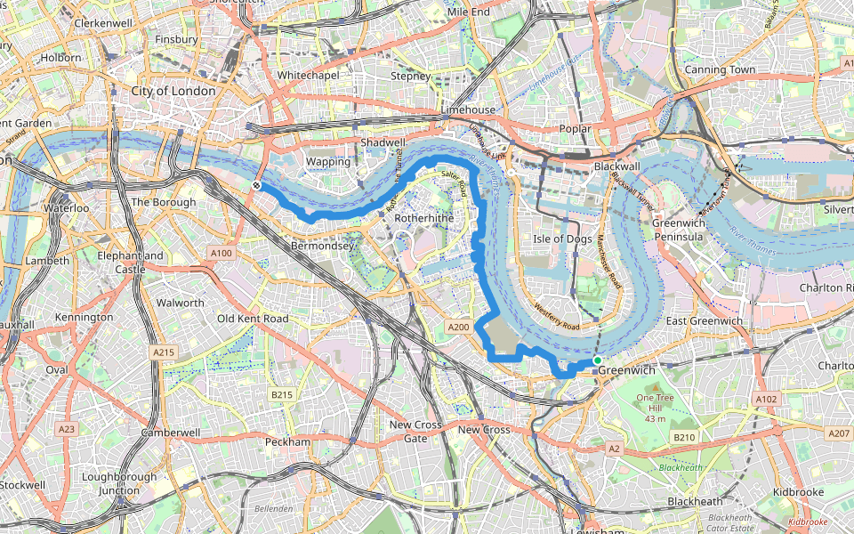 Jubilee Greenway (section 7) in England | Walking Map
