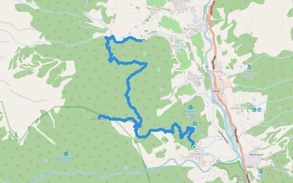 Mangankot Peak circuit Hiking Trail - Manali, Himachal Pradesh | Pacer