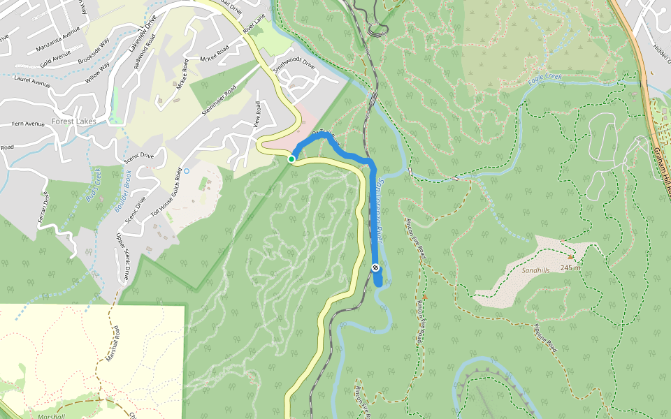 Ox Fire Road in California | Walking Map