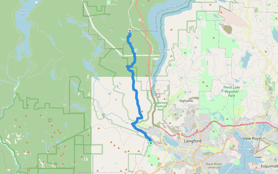 The Great Trail - Sooke Hills Wilderness Trail in British Columbia ...