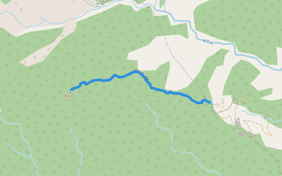 Sishe Mountain Climbing Route | Walking Map