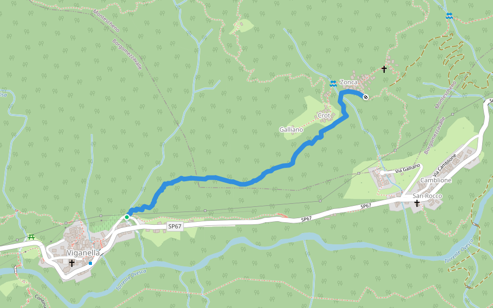 C10R - Viganella - Zonca in Piemonte | Walking Map