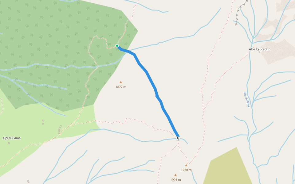 C20R - connection between routes C20 and C22A | Walking Map