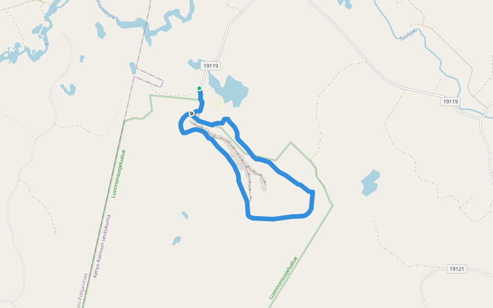 Kometon kierros Walking And Running Trail | Pacer