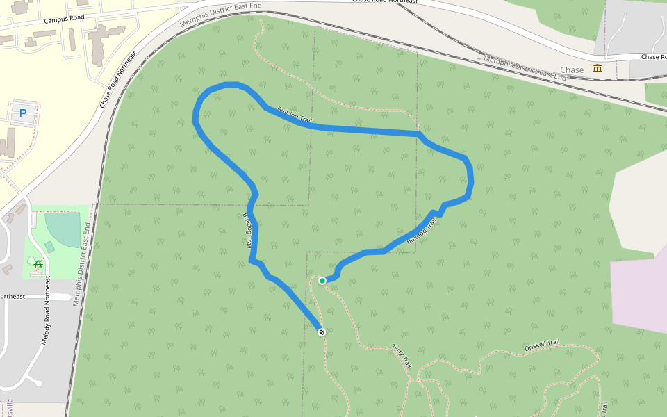 Bulldog Trail in Alabama | Walking Map