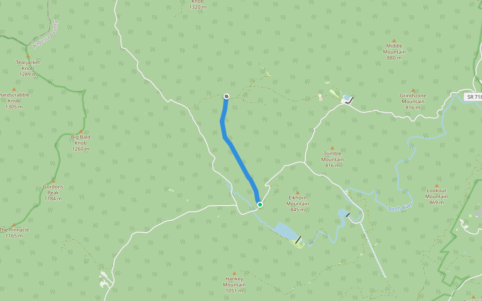 Flat Run Trail in Virginia | Walking Map