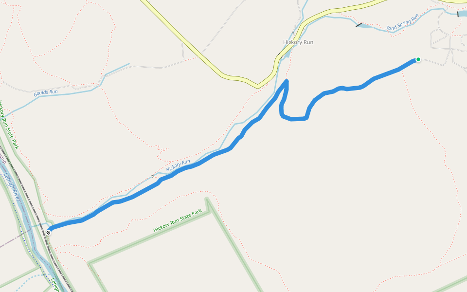 Sand Spring Trail Walking and Running - White Haven, Pennsylvania | Pacer