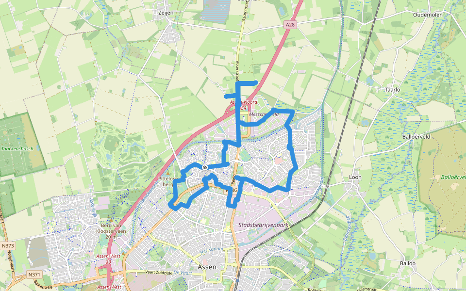 Old Peelo family route Hiking Trail - Assen, Drenthe | Pacer