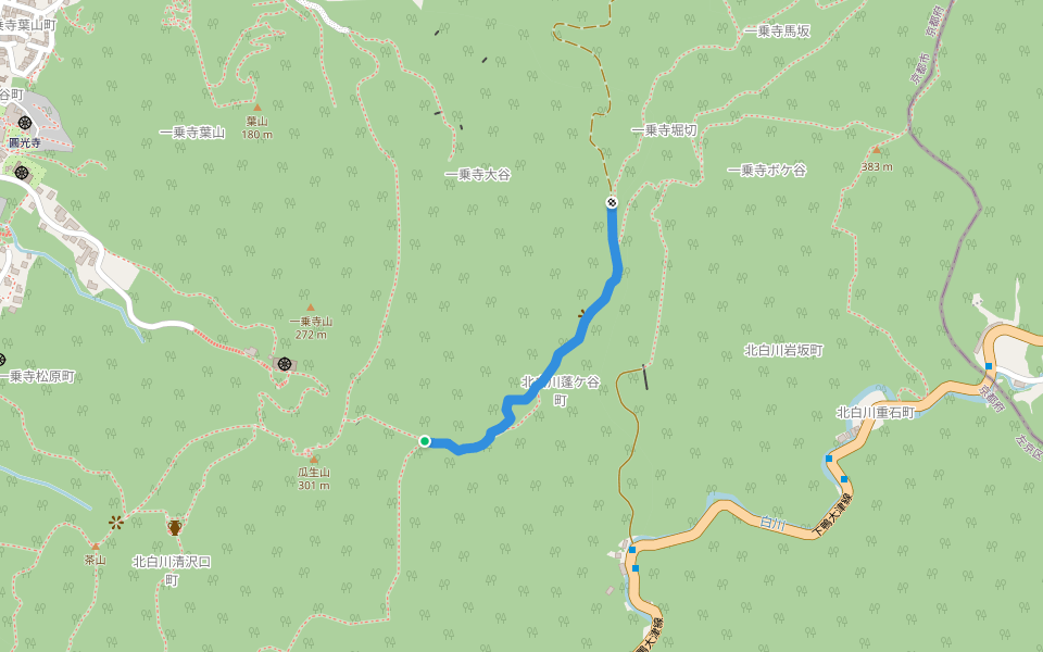 Kyoto Round Trail Higashiyama Course 60:64 in Kyoto | Walking Map