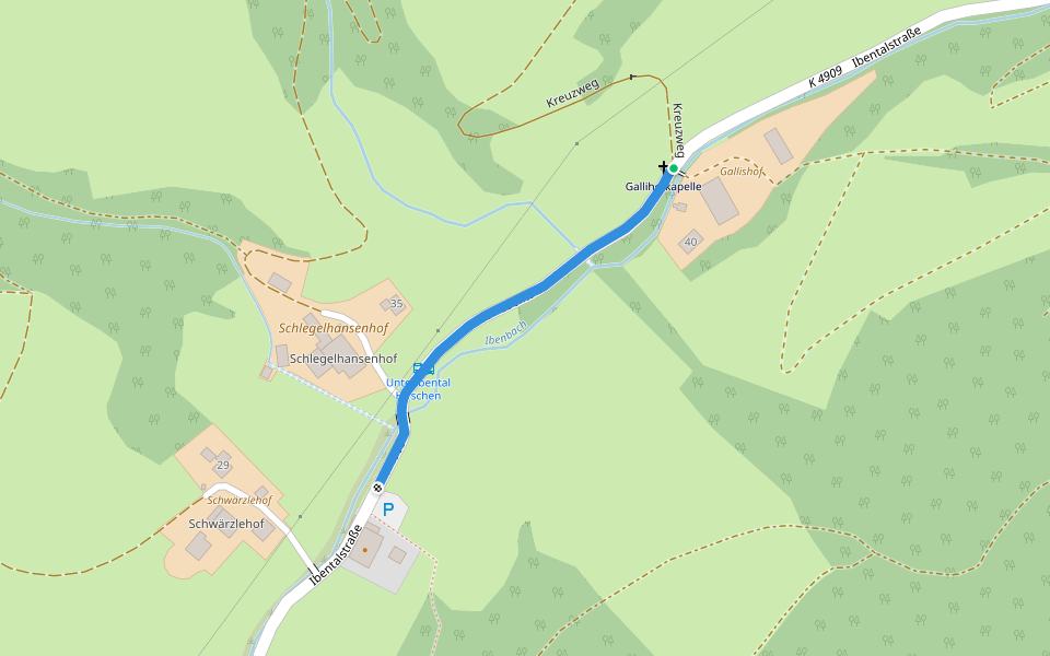 Gallihof - Unteribental Hirschen Walking And Running Trail - Buchenbach ...