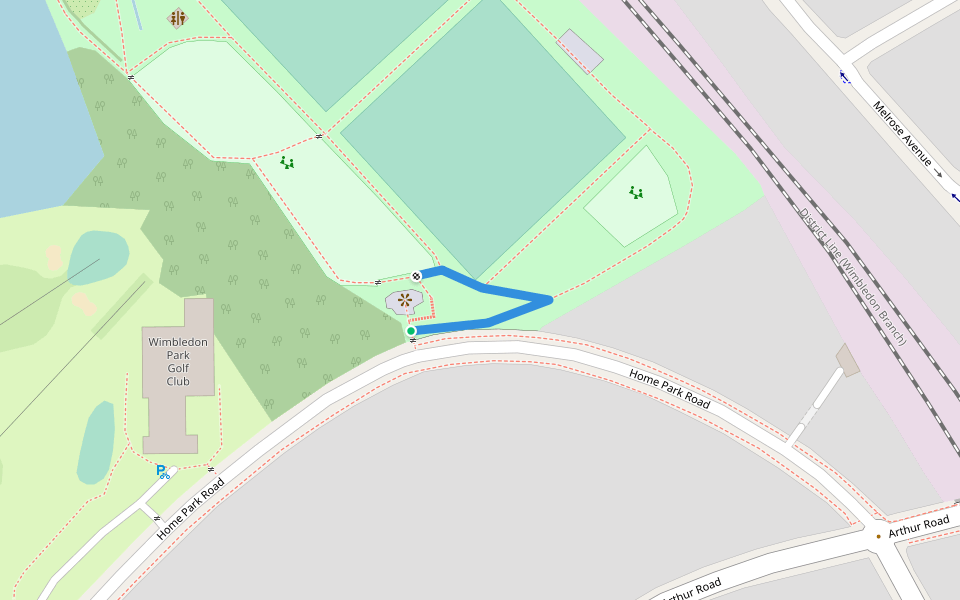 Capital Ring (Section 06) in England | Walking Map