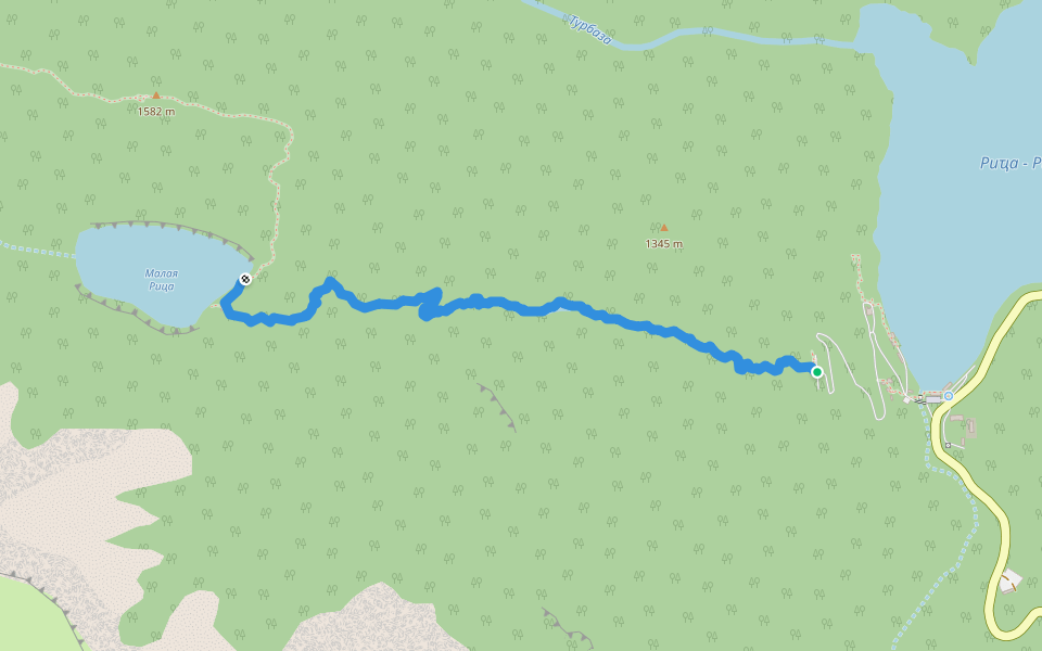 Malaya Ritsa | Walking Map