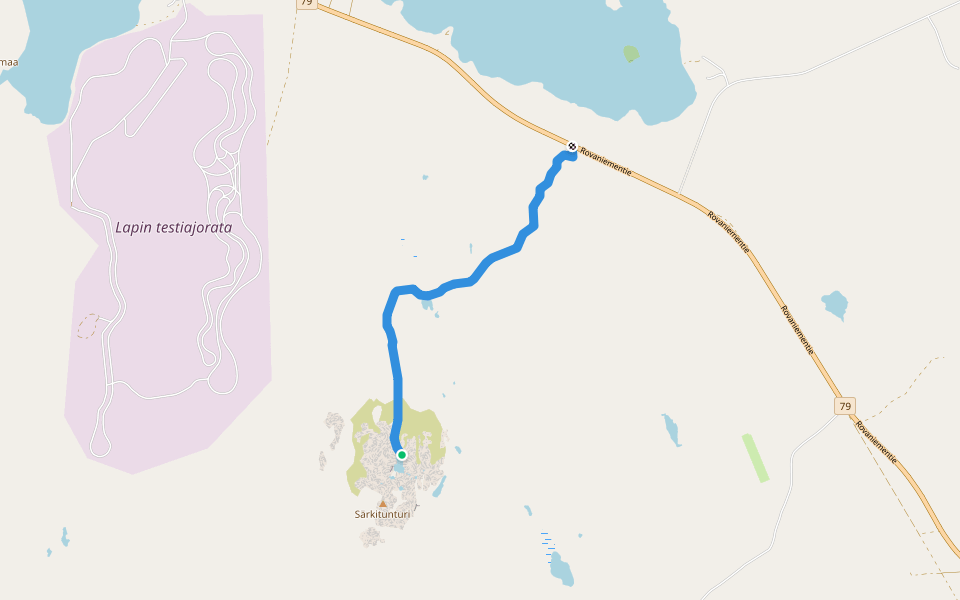 El logro de Särkitunturi Summer Trail in Lappi | Walking Map