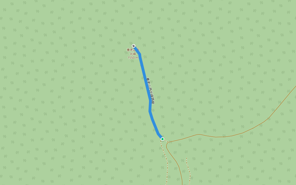 Yangoshan North Peak Route | Walking Map