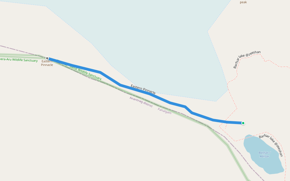 Eastern pinnacle | Walking Map