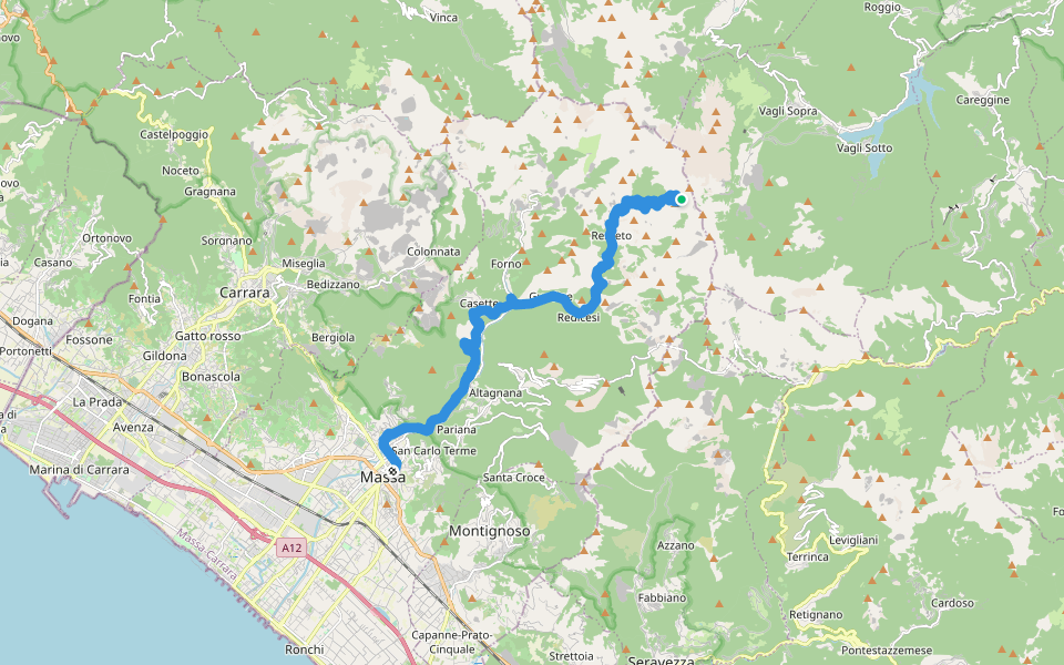 Via Vandelli - Stage 7 | Walking Map