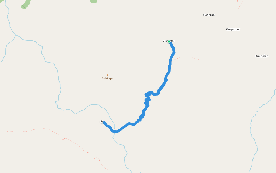 Khasnari Gali | Walking Map