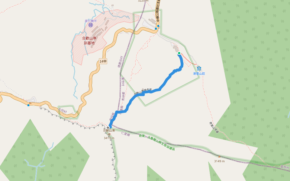Hehuan Mountain East Peak Trail | Walking Map