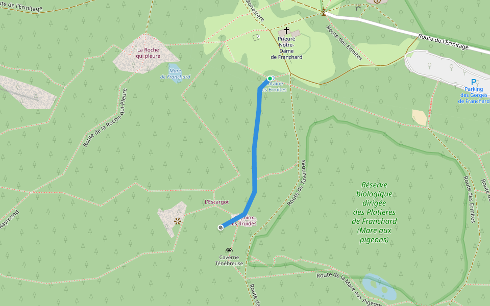 Denecourt-Colinet trail 7-7 in Île-de-France | Walking Map