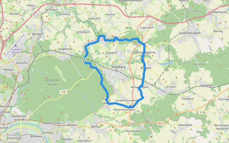 Radeberg circular route Hiking Trail - Sachsen | Pacer