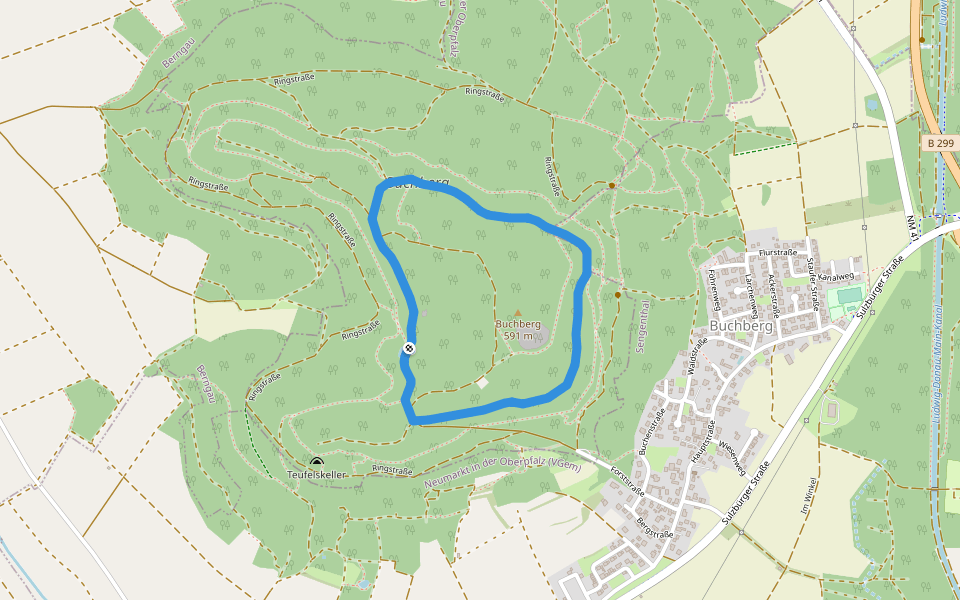 Adlerweg in Bayern | Walking Map