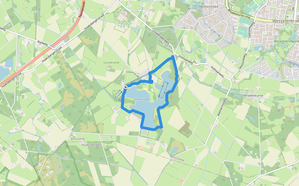 WNW Twente - Het Rutbeek - red route Hiking Trail - Enschede ...