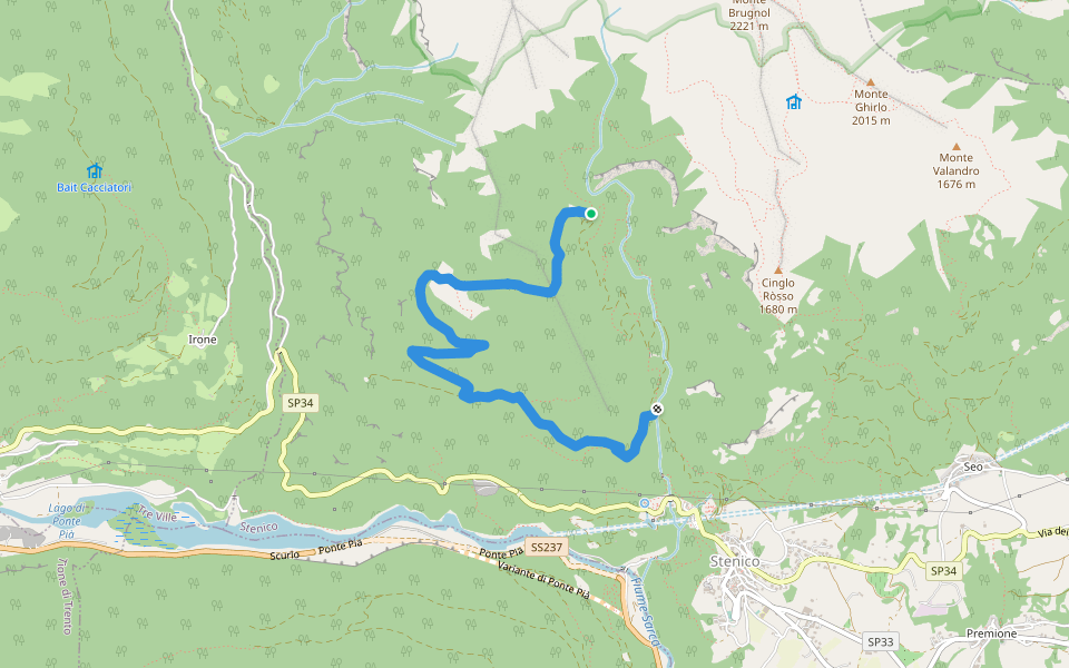 Sentera dell'aquila | Walking Map