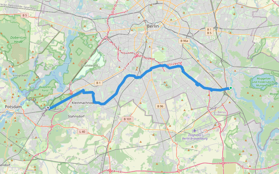 Teltow Canal Path Hiking Trail - Berlin | Pacer