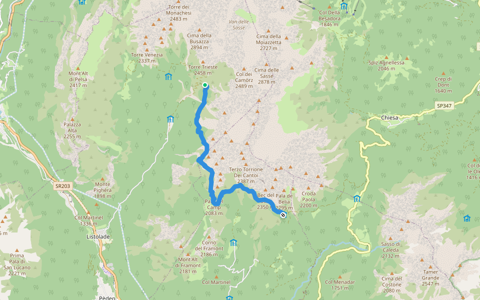 CAI path 554 Hiking Trail - Veneto | Pacer