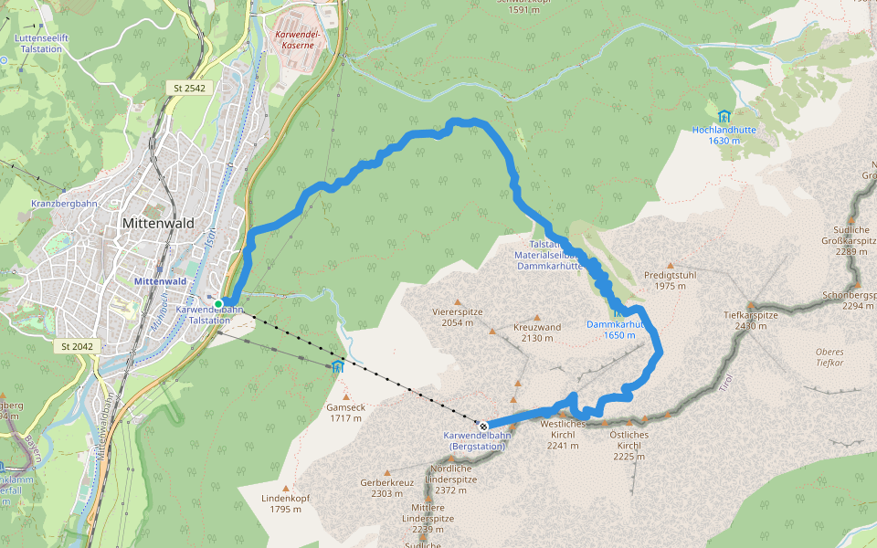 Trail 270 Hiking - Mittenwald, Bayern | Pacer