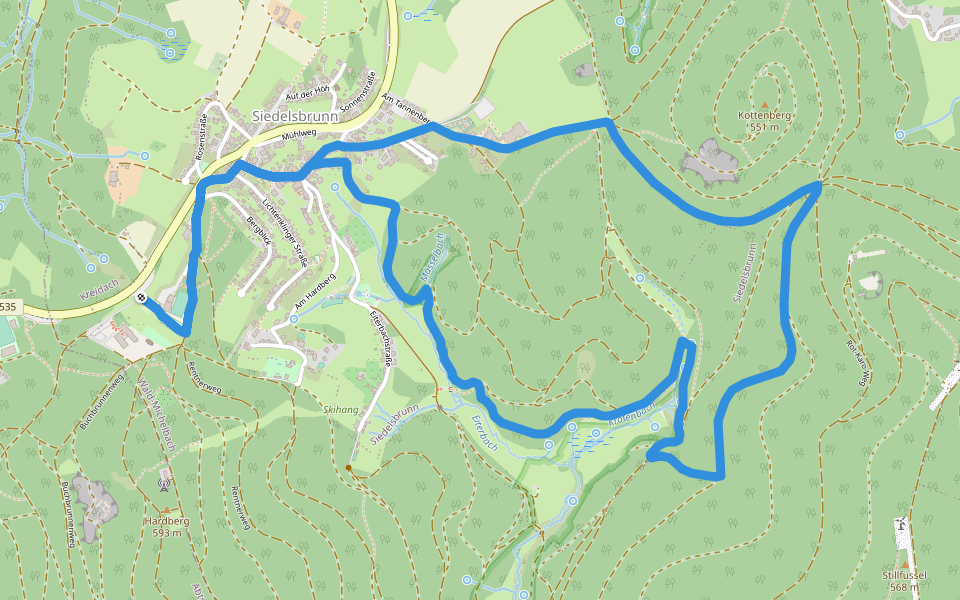 Circular hiking trail Siedelsbrunn 2: Toad Fountain Trail - Wald ...