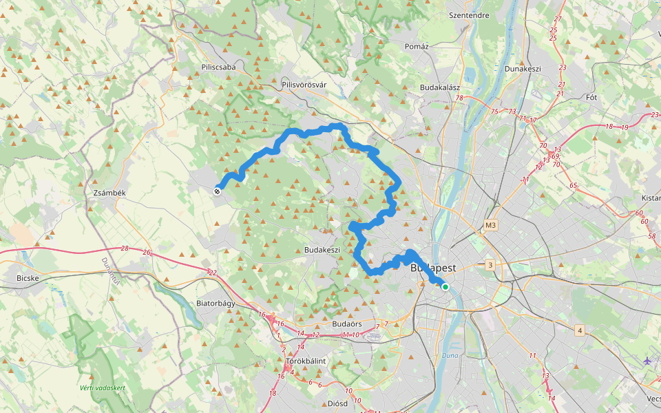 Z, Budai Zöld (Szent Gellért tér – Nagykovácsi – Telki, Rákóczi Ferenc ...