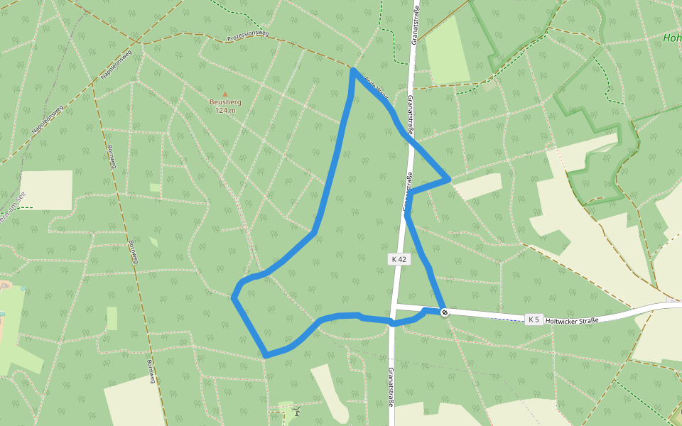 Bensberg Rundweg A1 in Nordrhein-Westfalen | Walking Map