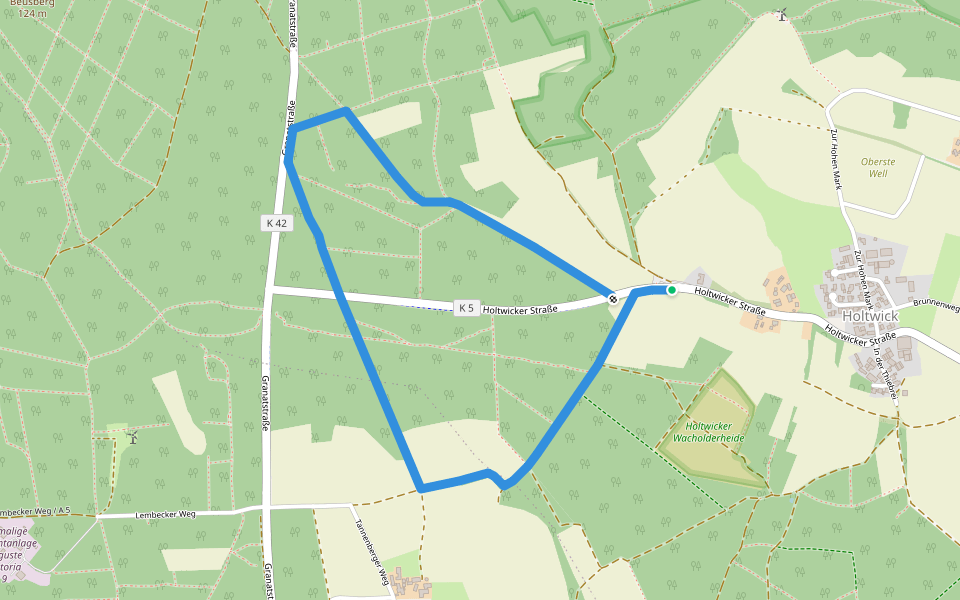 Bensberg Rundweg A5 in Nordrhein-Westfalen | Walking Map