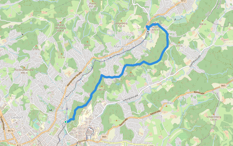Trail 80 in Steiermark | Walking Map